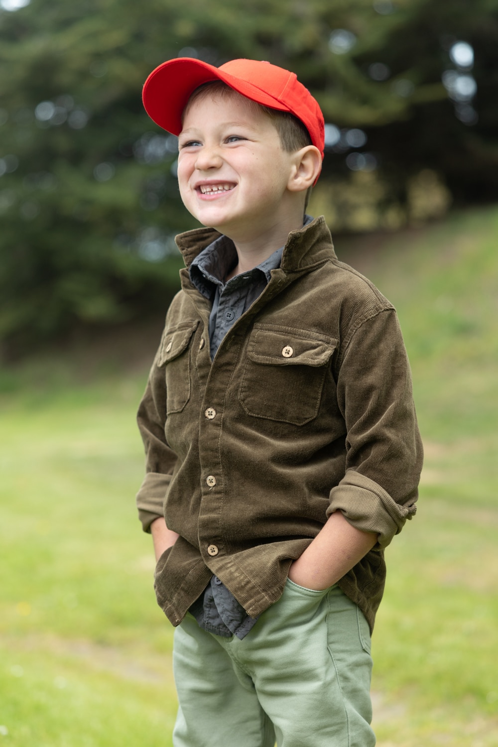 Red Kids Cap | Electric Pukeko Hats