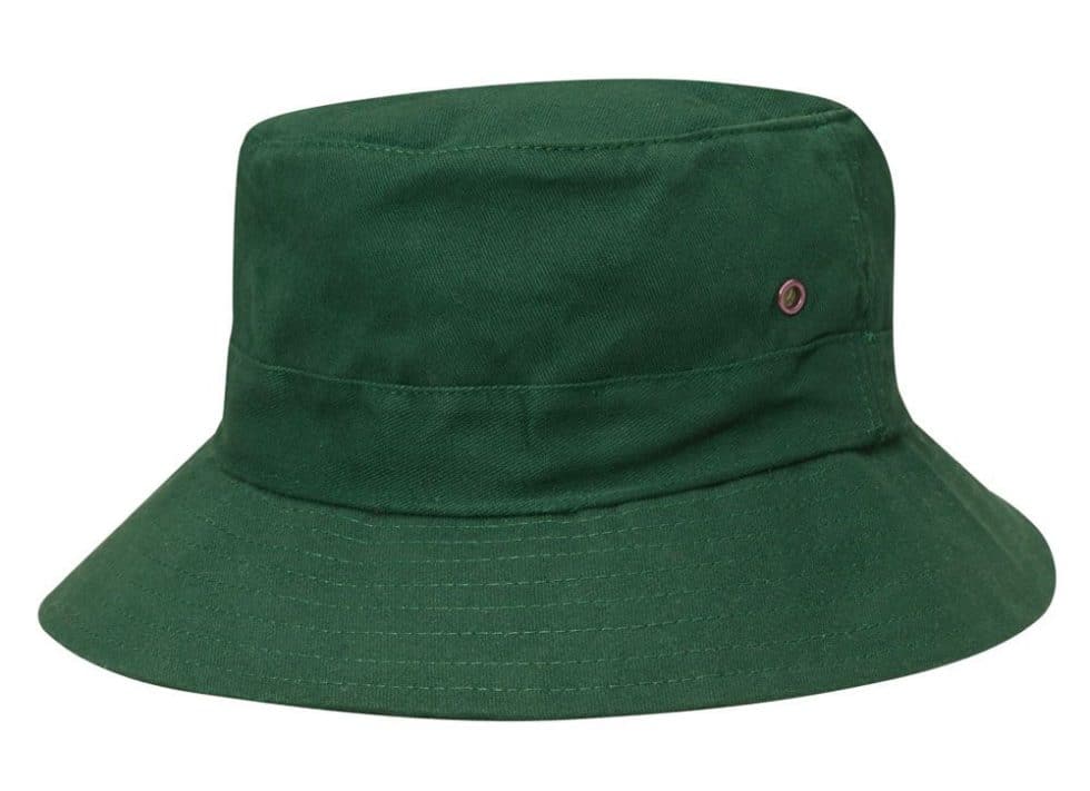 Dark Green Bucket Hat | Electric Pukeko Hats